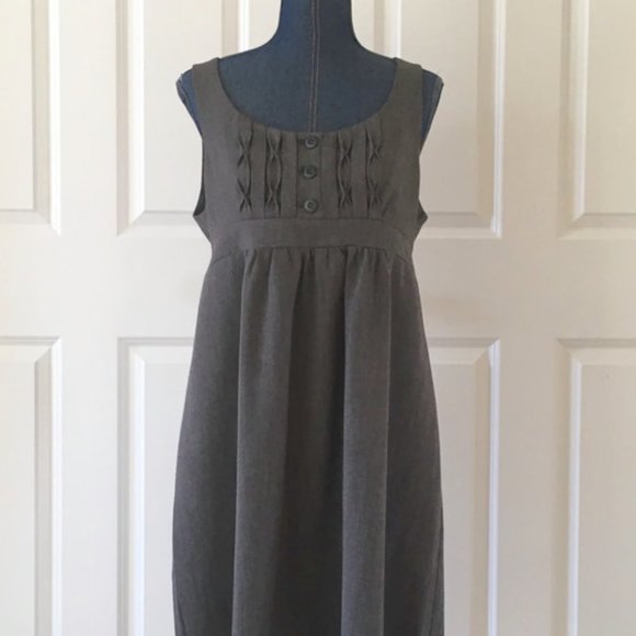 Mimi Maternity | Dresses | Mimi Maternity Dress Gray Tweed Sleeveless ...
